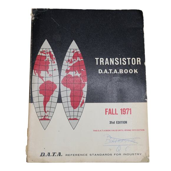 D.A.T.A | Other | Transistor Data Book Fall 971 31st Ed Vintage Radio ...